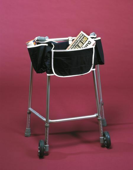 Walking Zimmer Frame Apron Bag with Pockets - Black – Ability Superstore