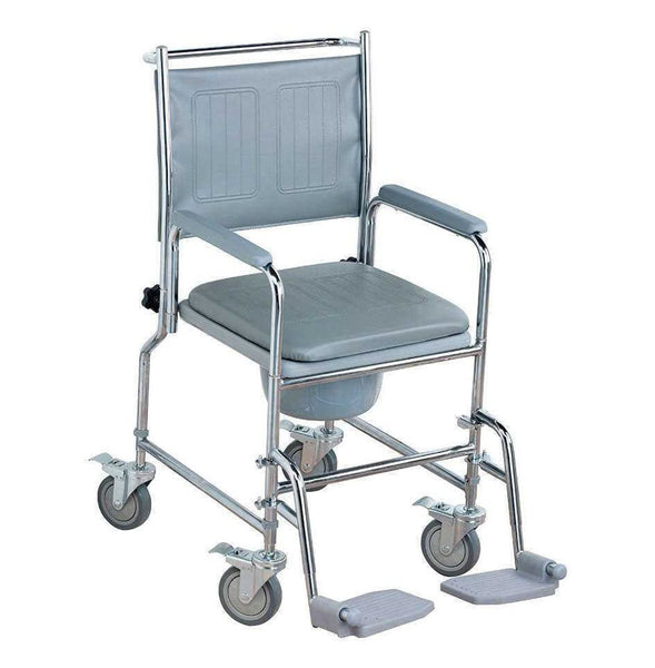 Adjustable Wheeled Commode – Ability Superstore