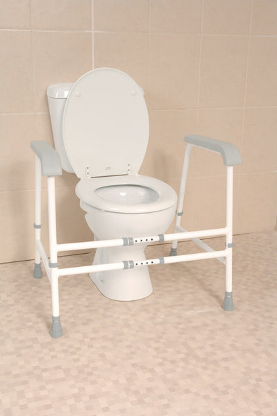 Free Standing Toilet Frame - Nuvo Width Adjustable Toilet Frame – Ability Superstore
