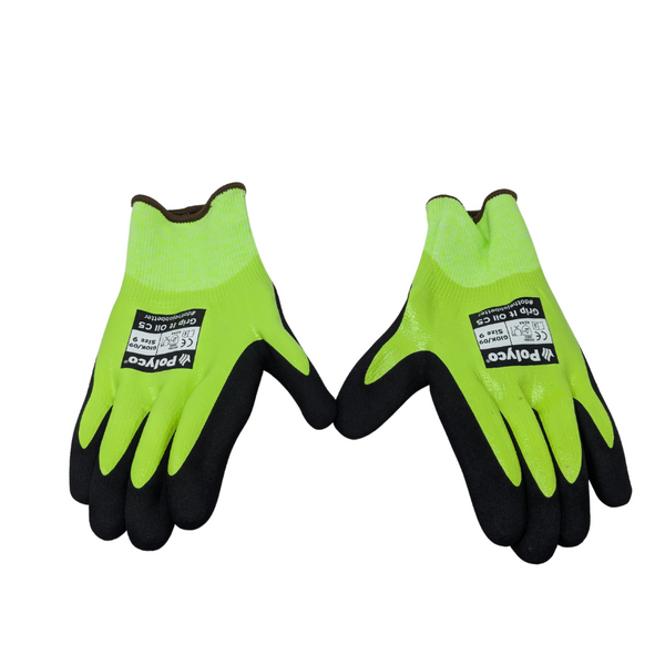 Polyco Grip It Oil C5 Cut Resistant Gloves – Ability Superstore