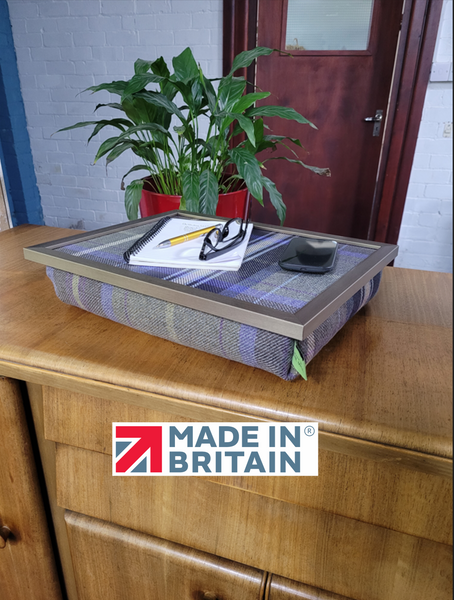 Luxury Bernese Tweed Lap Tray With Cushion Bean Bag from Made in the M ...