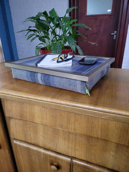 Luxury Border Tweed Lap Tray With Bean Bag from Made in the Mill ...