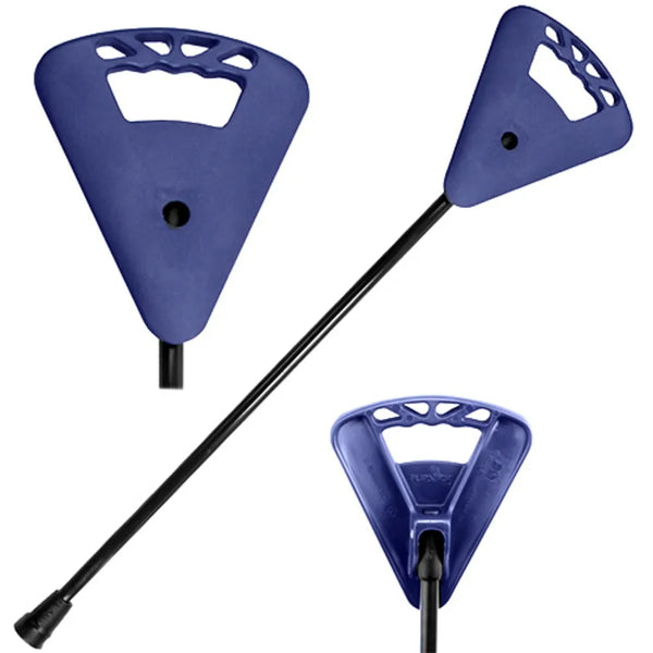 Flipstick Non-Folding - Blue or Black Shaft, Blue Seat – Ability Superstore