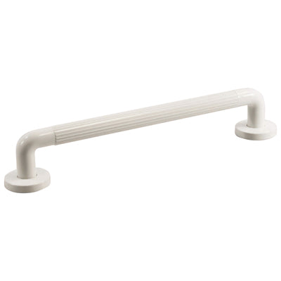 Lightweight Plastic Moulded Grab Bar with Ribbed Handle - White ...