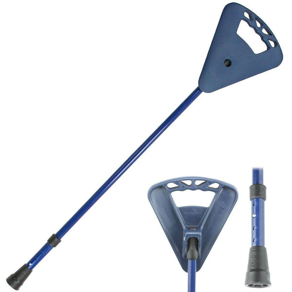 Height Adjustable Flipstick Non-Folding - Blue – Ability Superstore
