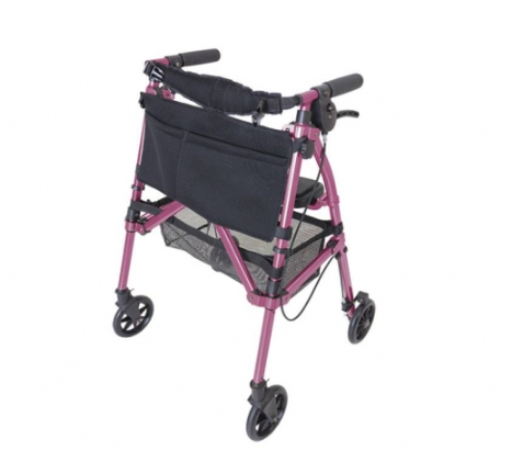 EZ Fold N Go Rollator/Walker - Regal Rose – Ability Superstore