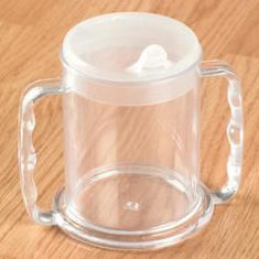 Wide Base Drinking Mug with Two Lids – Ability Superstore