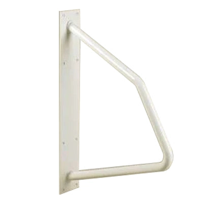Steel D Shaped Grab Rail for Bathrooms and Outdoors - White – Ability ...