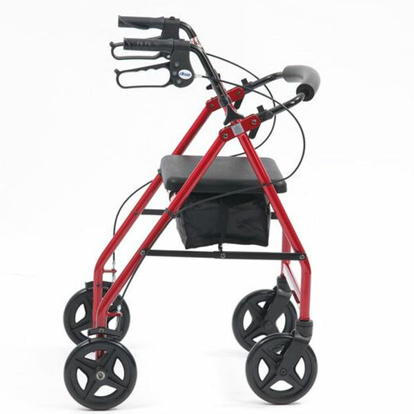 R8 Aluminium 4 Wheel Rollator/Walker with Underseat Bag – Ability ...