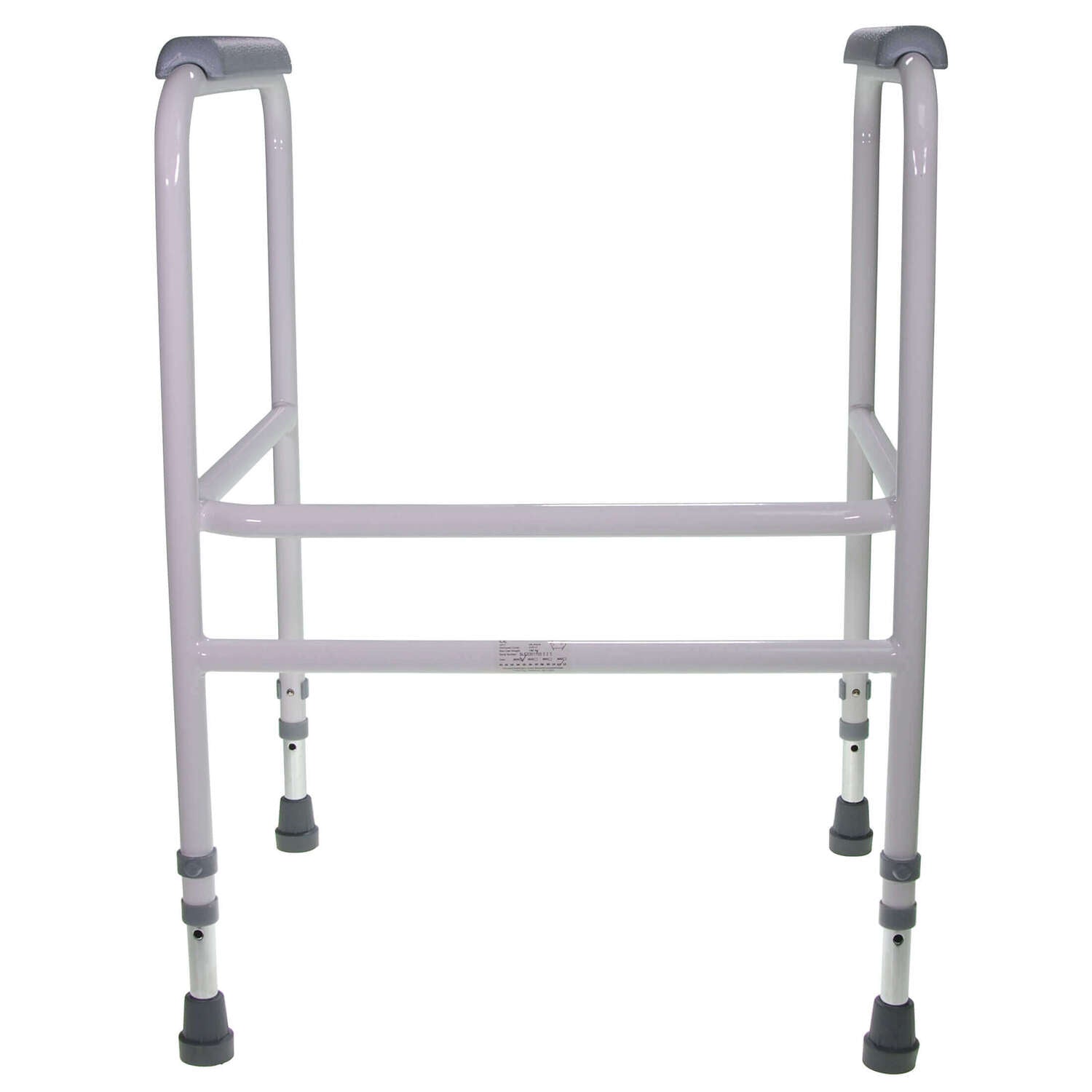 Floor standing height adjustable toilet frame – Ability Superstore