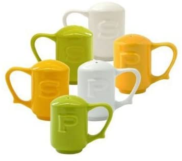 Wade Dignity One Handled Salt & Pepper Shaker Set - Green – Ability ...