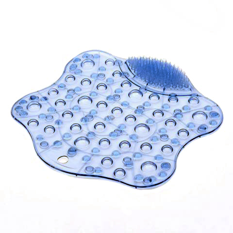 2 in 1 Bath Mat With Foot Cleaner Washing Aids – Ability Superstore