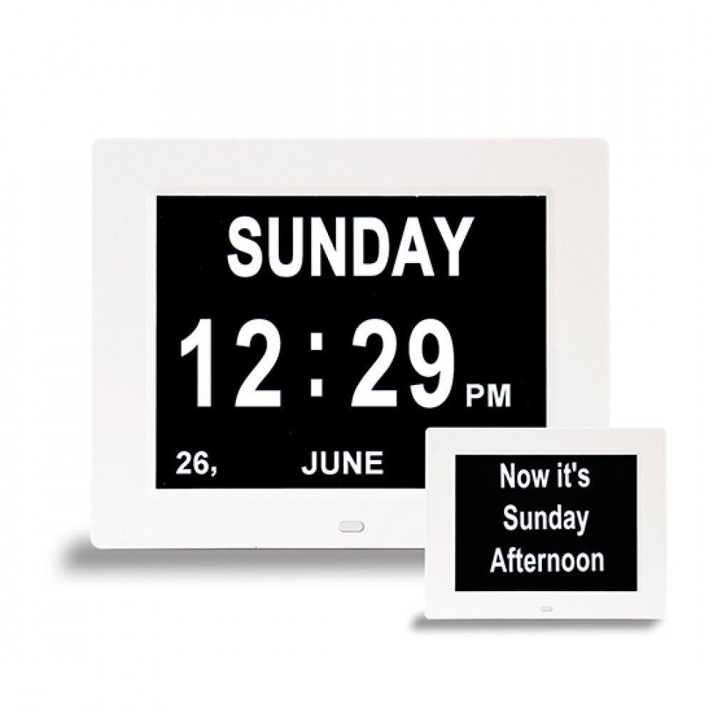 Dementia Digital Day Clock Orientation Reminder – Ability Superstore