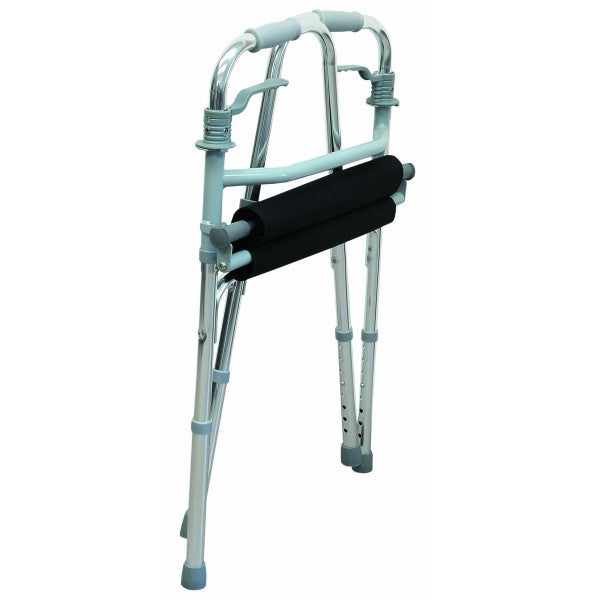 Foldable Aluminium Walker with Seat – Ability Superstore