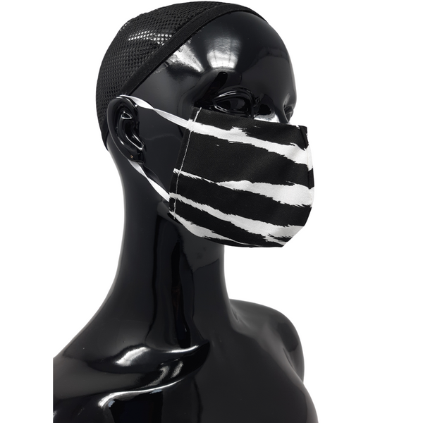 Washable, Reusable Face Mask | Horizontal Zebra Print – Ability Superstore