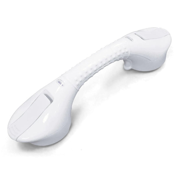 Stick and Stay Suction Cup Grab Bar with Lock Indicator - White ...