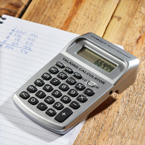 Talking Handheld Calculator – Ability Superstore