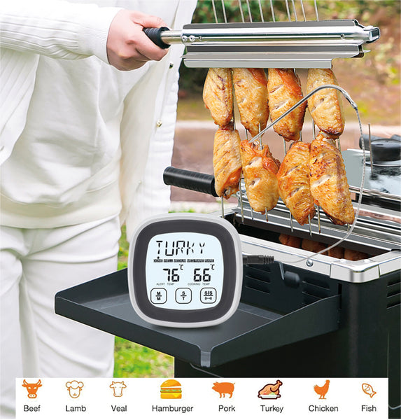 Digital Meat BBQ Thermometer With Pre Set Option – Ability Superstore
